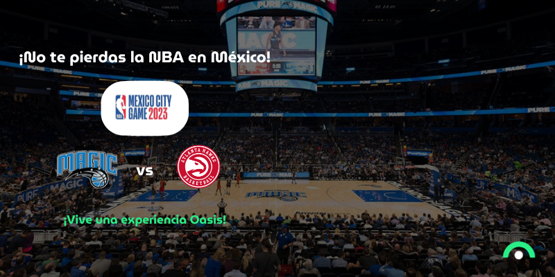 NBA México City Game 2023 - Llega a la Arena CDMX